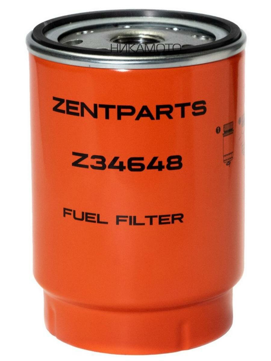 ZENTPARTS Z34648 фильтр топливный! сепаратор под стакан H151 D108 1-14 UNS S80x3\ KAMAZ