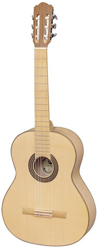 Classical guitar Hora SS100 - Classical guitar with matte finish, spruce top and laminated maple body.
