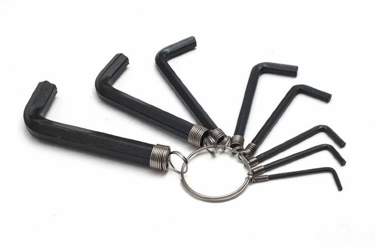 Набор шестигранников 8 пр. на кольце сервис ключ 70671