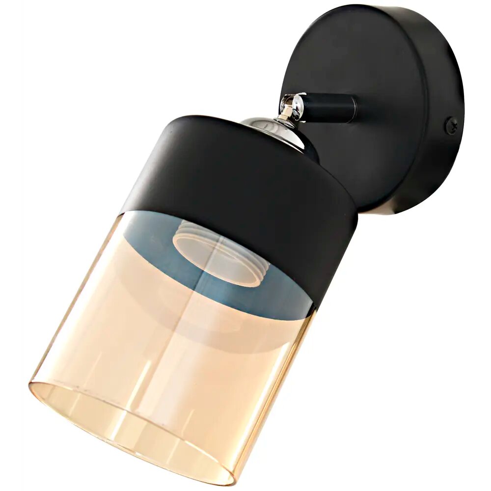 Настенный светильник Inspire Amber цвет черный