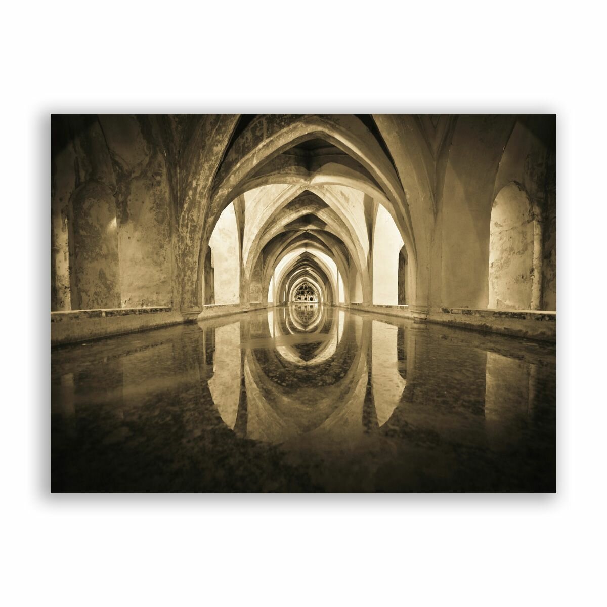 Постер, плакат на бумаге / Архитектура / Размер 80 x 106 см