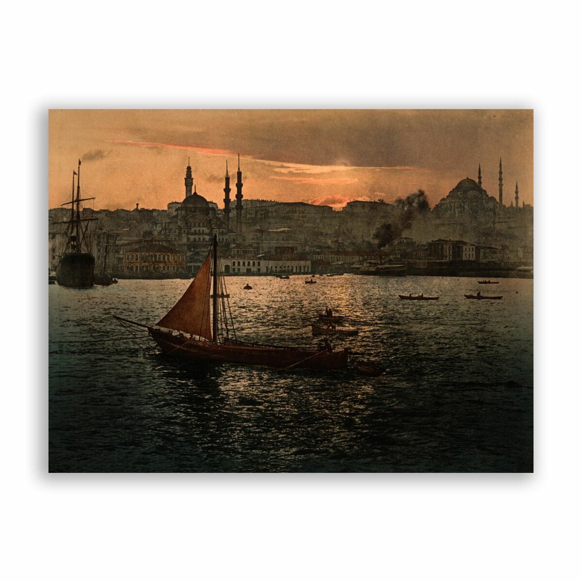 Постер, плакат на бумаге / Stamboul, Constantinople, Turkey / Размер 40 x 53 см