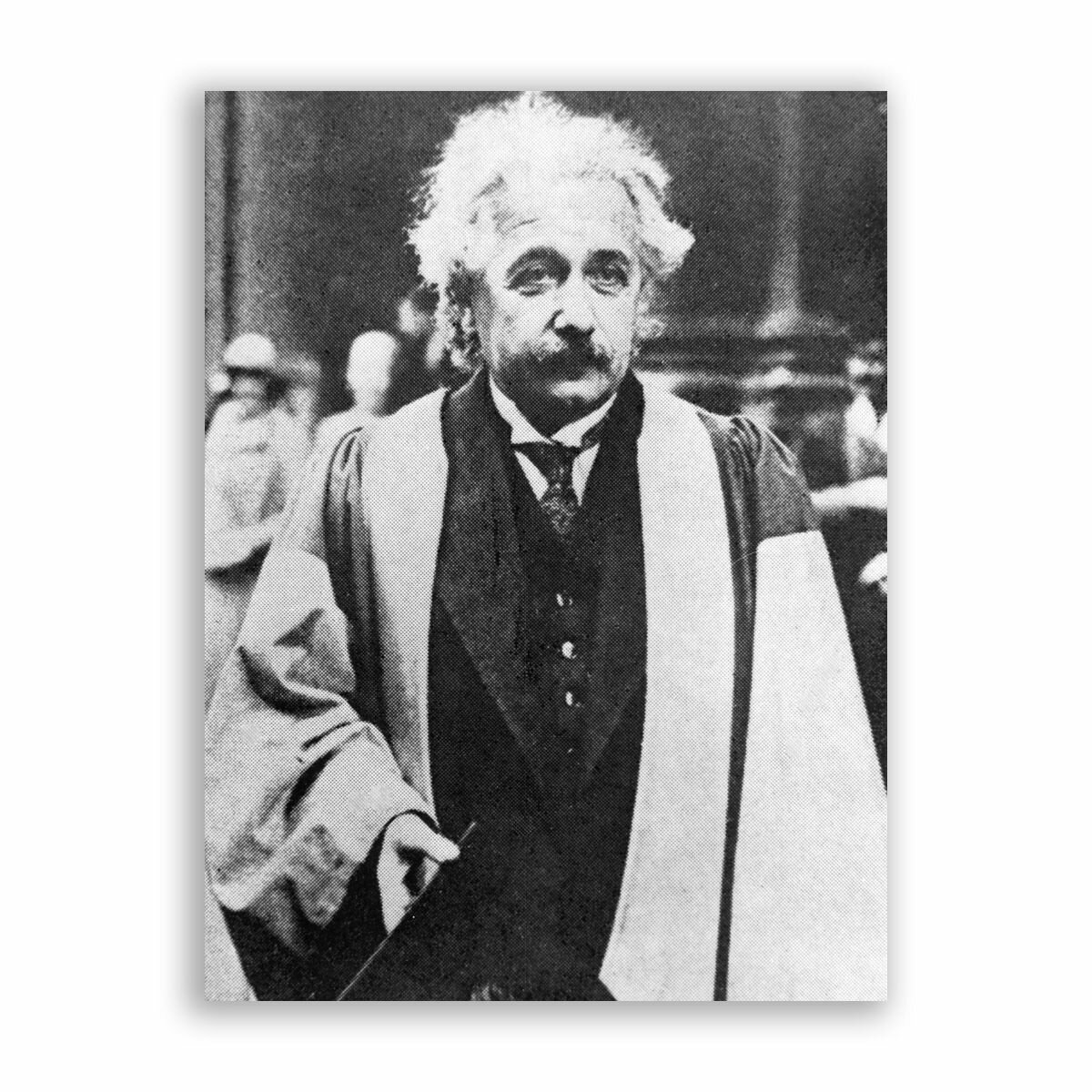 Постер, плакат на бумаге / Альберт Эйнштейн / Размер 30 x 40 см