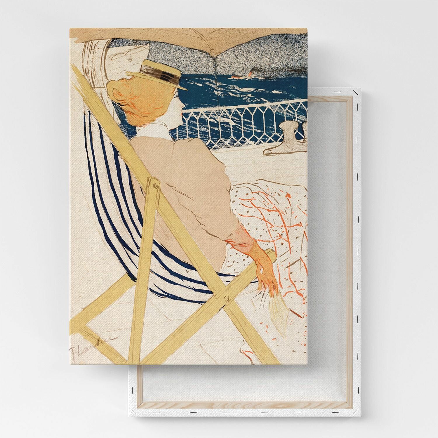 Картина на холсте, репродукция / Анри де Тулуз-Лотрек - La Passagere / Размер 40 x 53 см