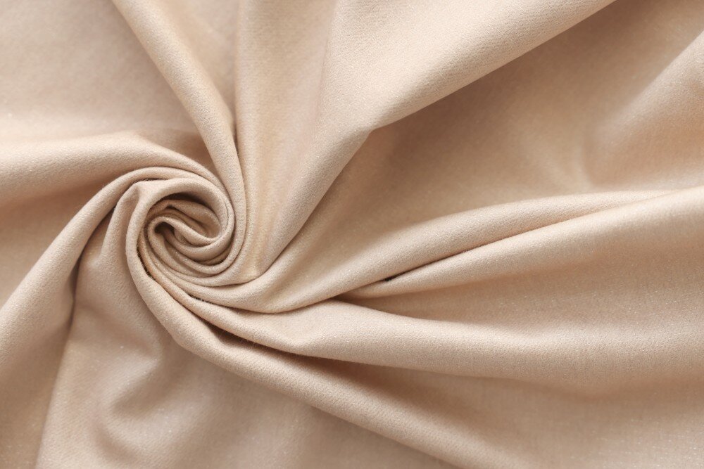Ткань двусторонний пудровый кашемир с шелком, ширина 1.56 м