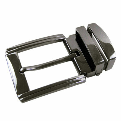 GB 1286 для мужского ремня "Micron" / "Gamma" 70 x 45 мм №23 шлифованный никель (с лаковым покрытием)