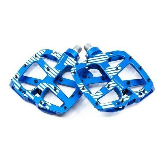 Педали E Thirteen Plus Flat Pedal Aluminum Body 22 Pins Blue (PD2UPA-102)