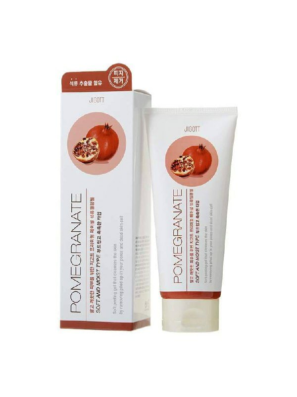JIGOTT Premium Facial Pomegranate Peeling Gel Пилинг - Гель с экстрактом граната, 180 мл