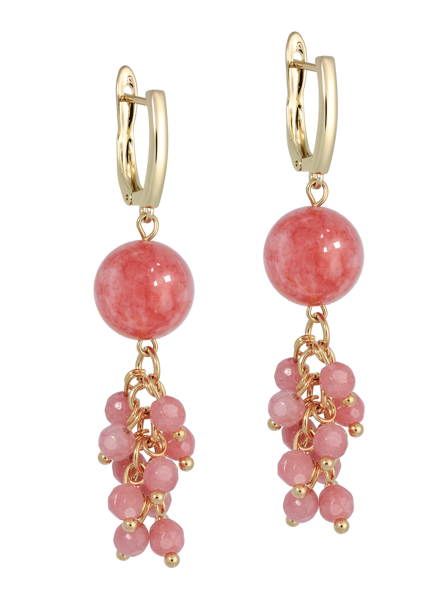 Серьги, ангелит