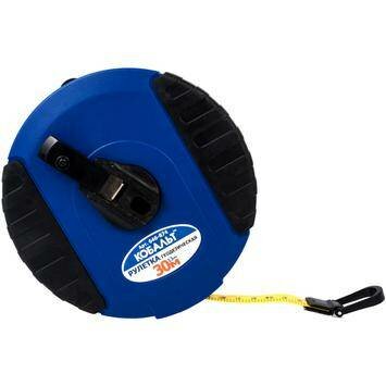 Рулетка геодезическая кобальт (30 м; 13 мм)
