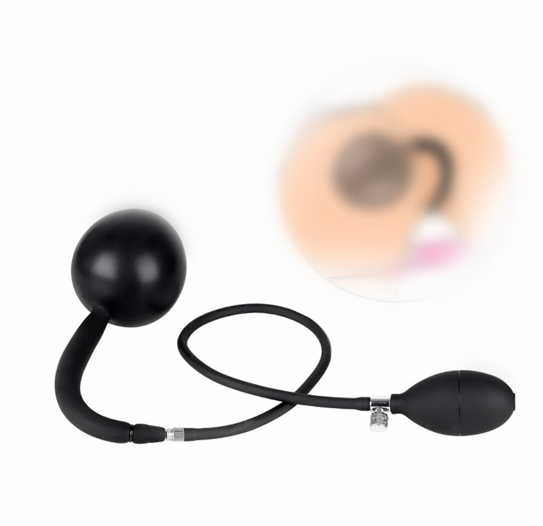 Анальная надувная помпа с утяжелителем