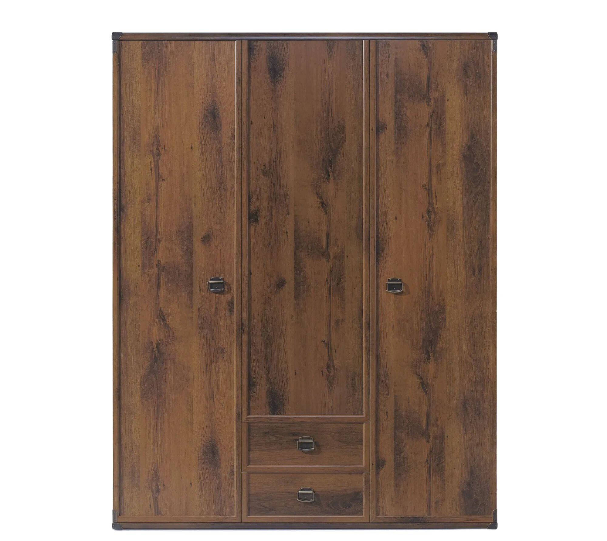 Шкаф БРВ Мебель индиана JSZF 3d2s Дуб саттер Размеры: Высота 1955мм Глубина 570мм Ширина 1500мм