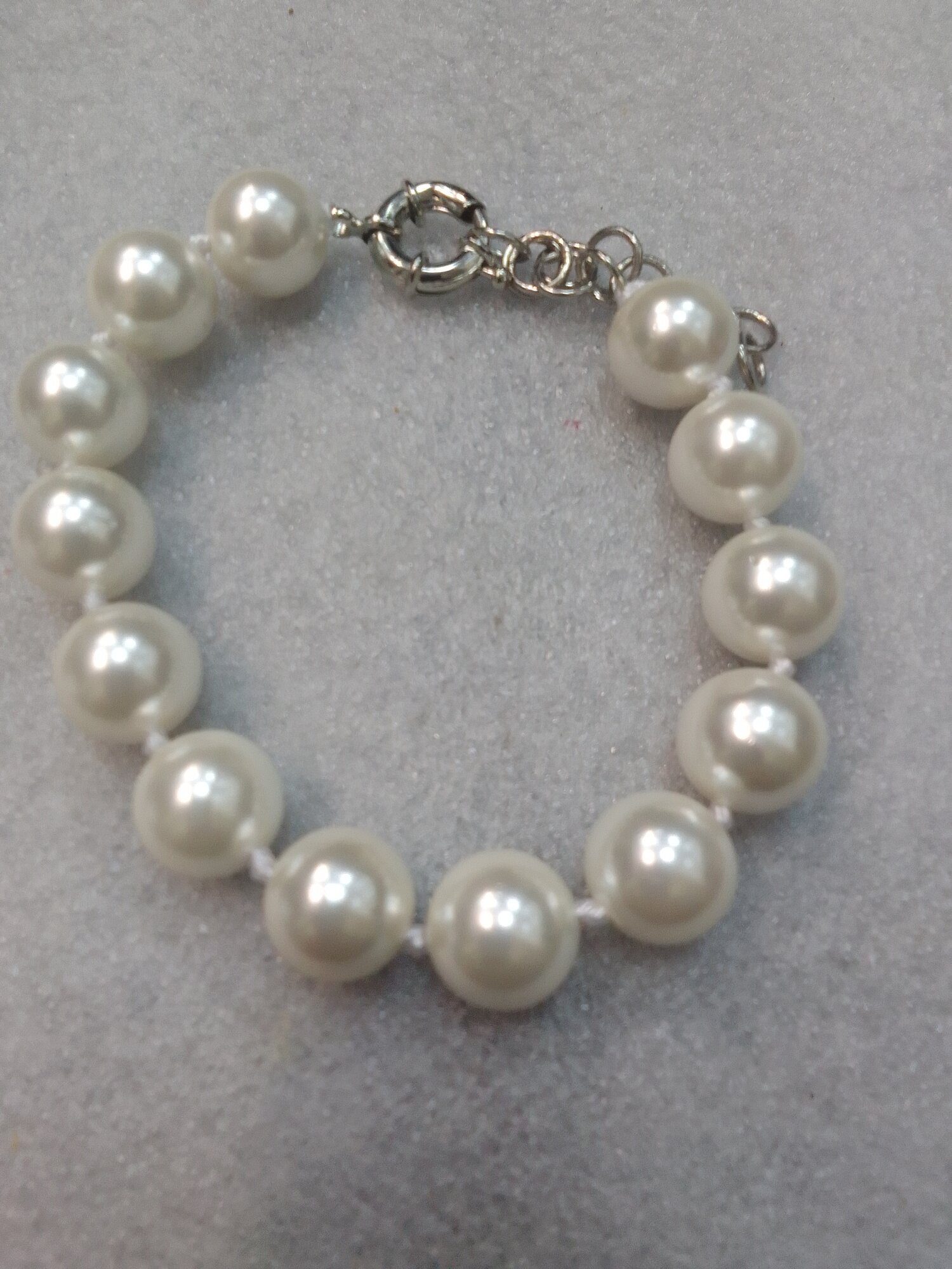 Браслет, жемчуг имитация