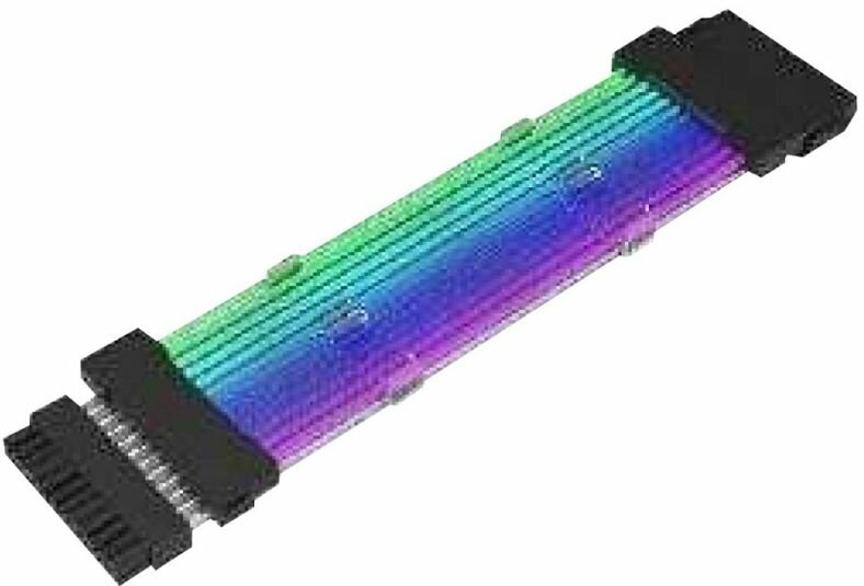 Кабель удлинительный ATX 24-pin, 0.16м, Alseye 24PIN RGB Cable
