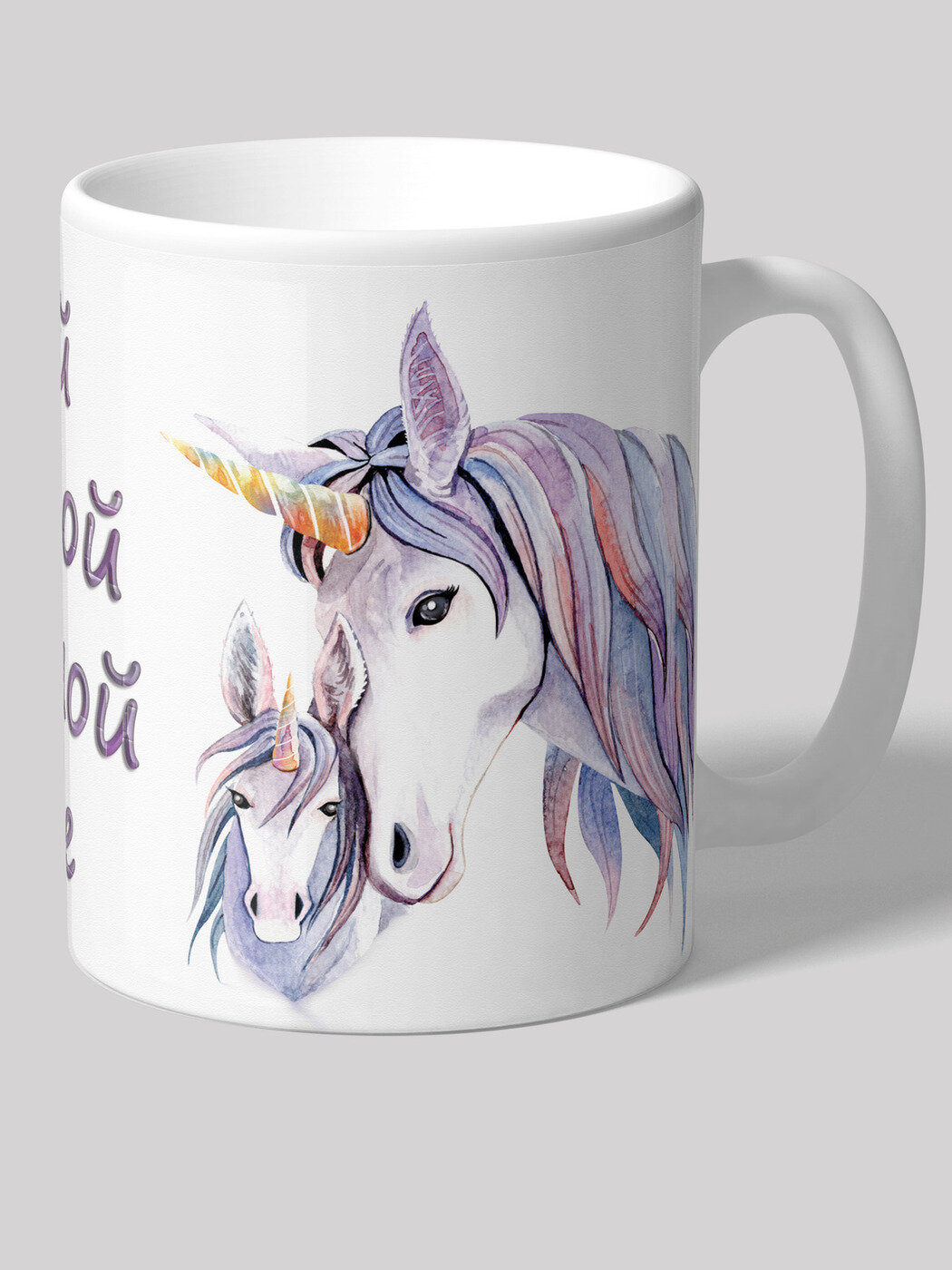Кружка cooperative.moscow " Крестной маме (крестной, единорог)", 330 мл, 1 шт
