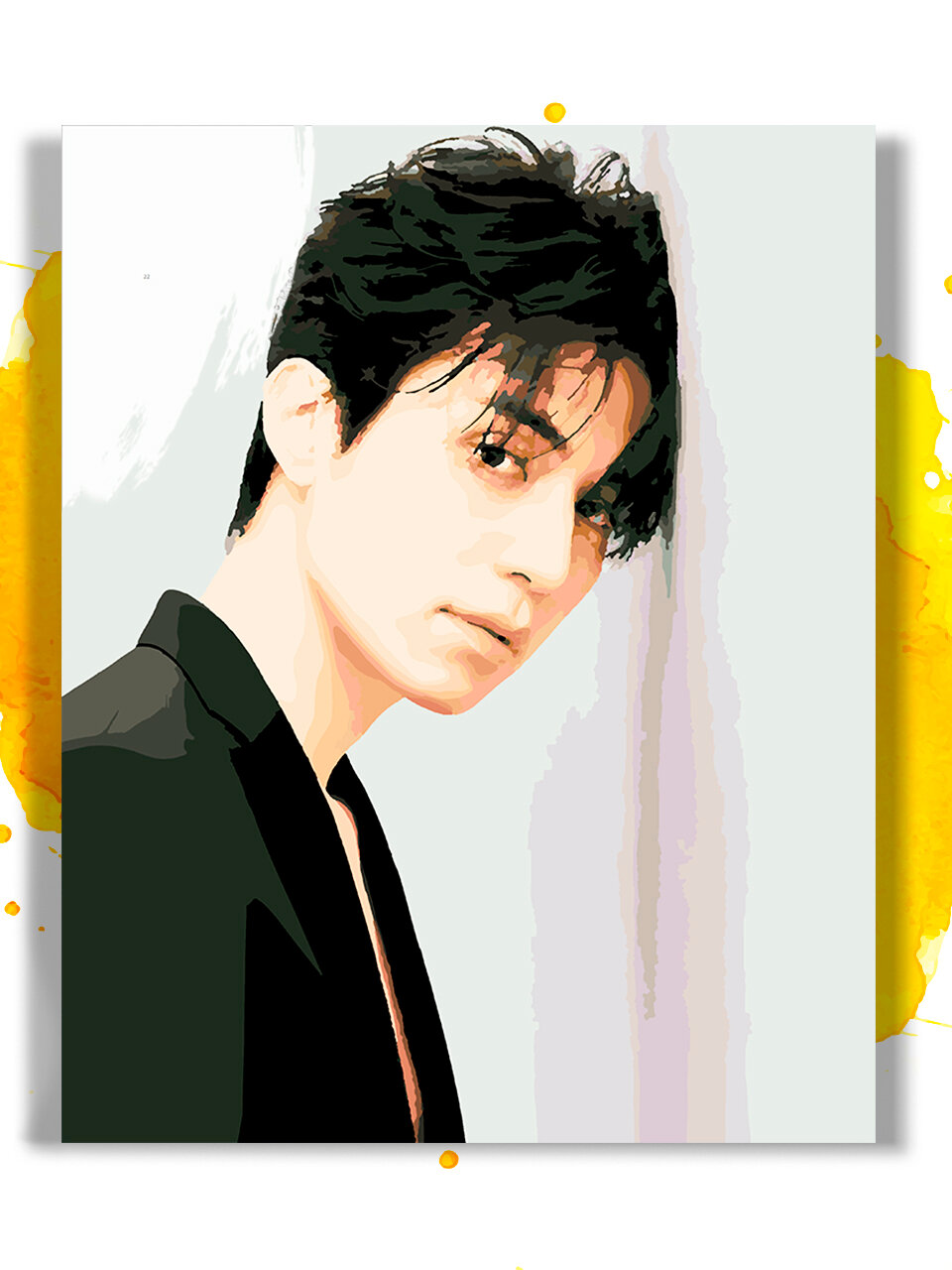 Картина по номерам на холсте Ли Дон Ук, 30 х 40 см