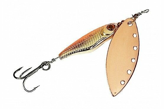 Блесна колеблющаяся Fish Crystal WABLER W40, длина 57мм, вес 7гр # 82