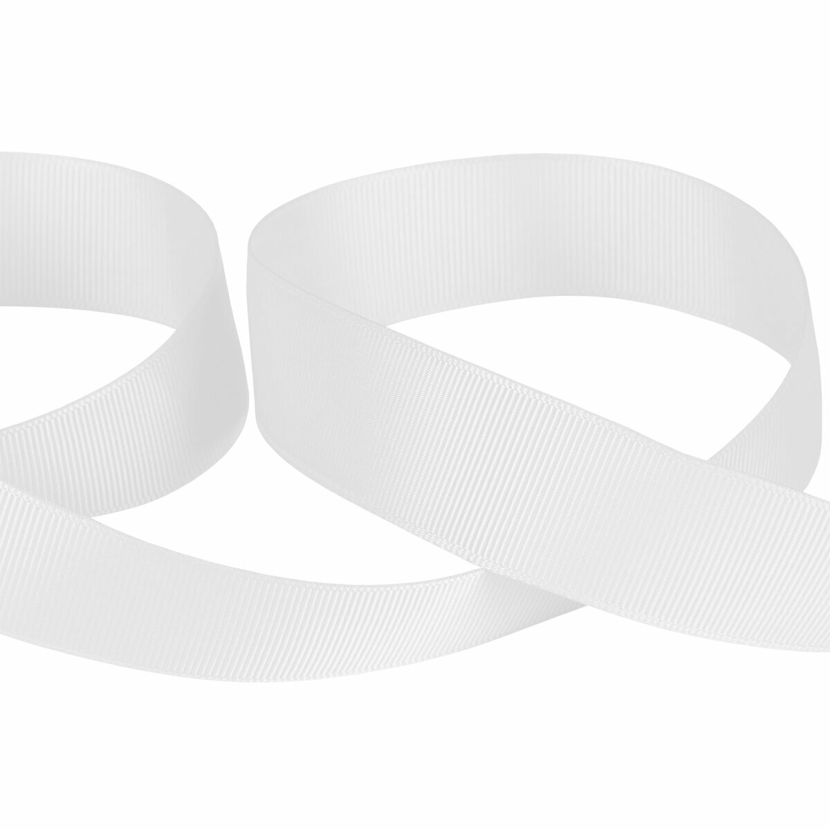 Лента репсовая "Gamma" GR-25 25 мм 5.4 м №001 белый