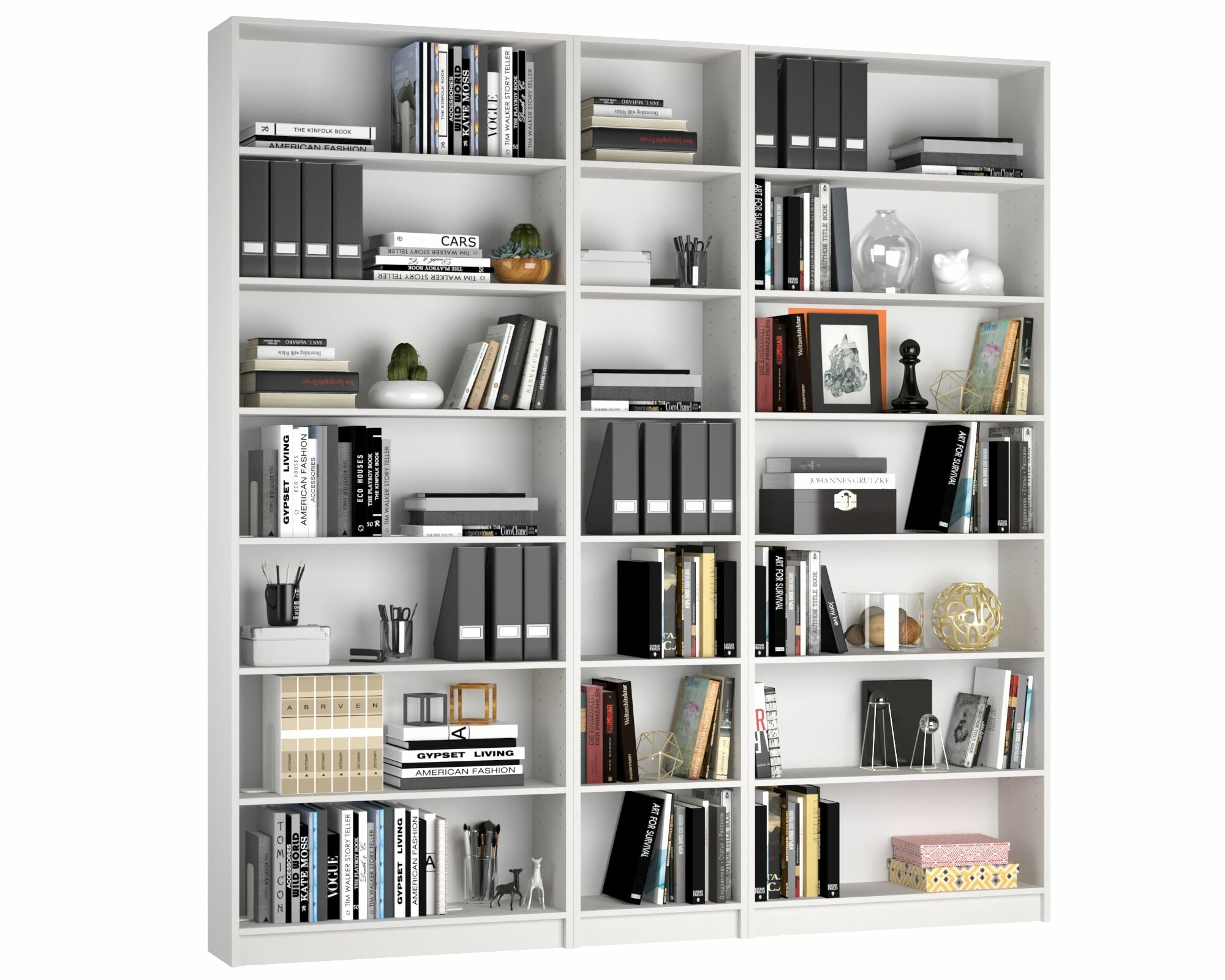 Стеллаж для книг "Билли 12" 200х237х28, белый