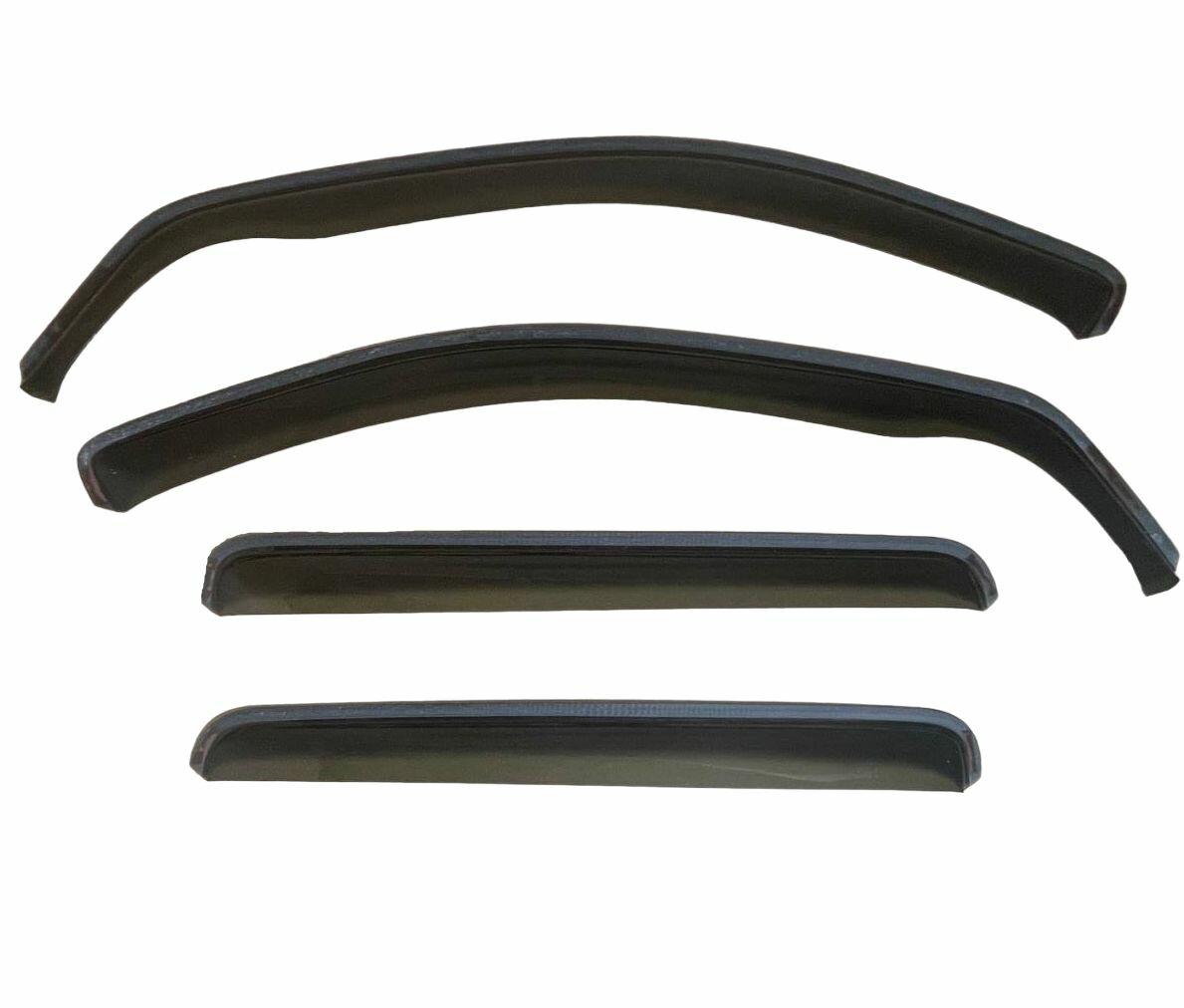 Дефлекторы окон (ветровики) на ВАЗ Lada Largus / Лада Ларгус (вставные)