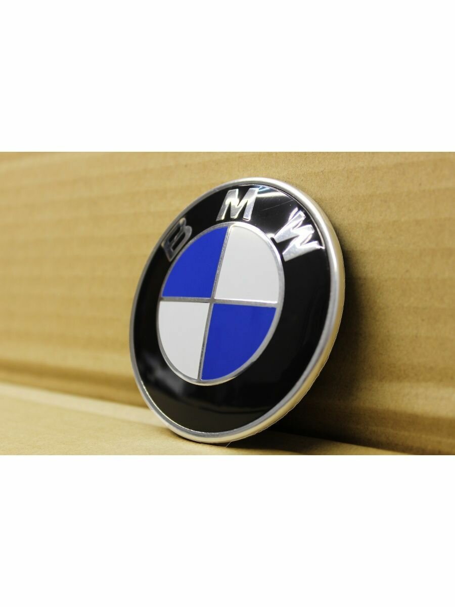 Эмблема BMW на капот и багажник, значок для автомобиля BMW - 82 мм