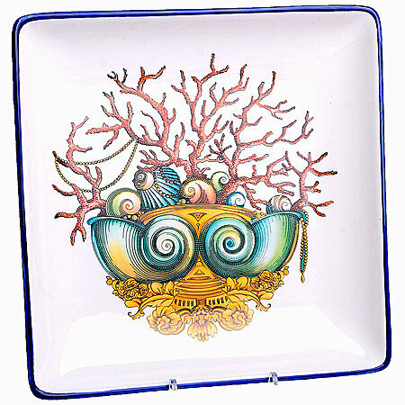 Блюдо сервировочное квадратное 22х22см