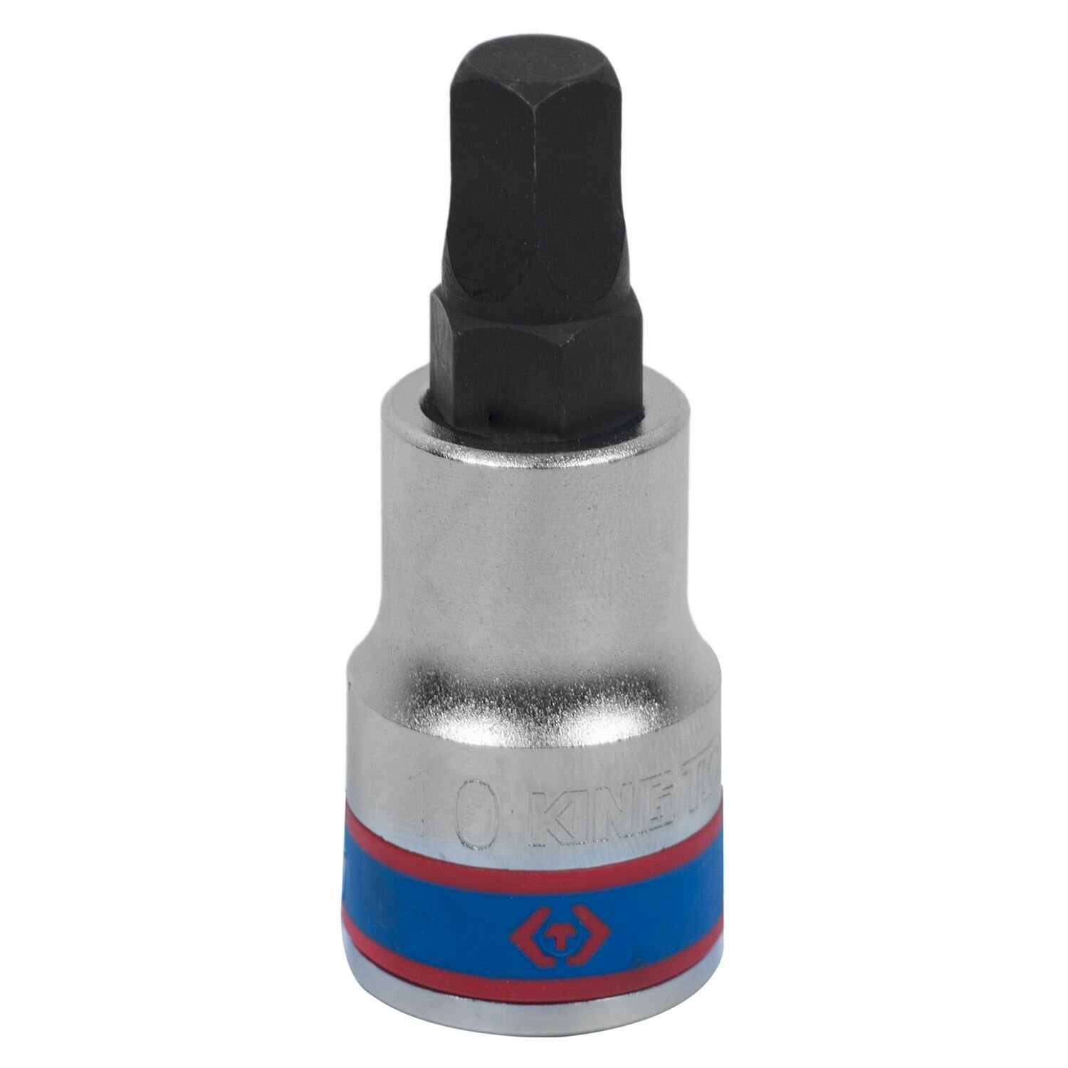 KING TONY Насадка (бита) торцевая 1/2", Pentagon, 10 мм, L 60 мм, пятигранная 402A10