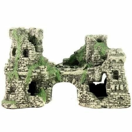 Декор для аквариума Deksi "Замок", пластик, для аквариума, 22x14x11 см
