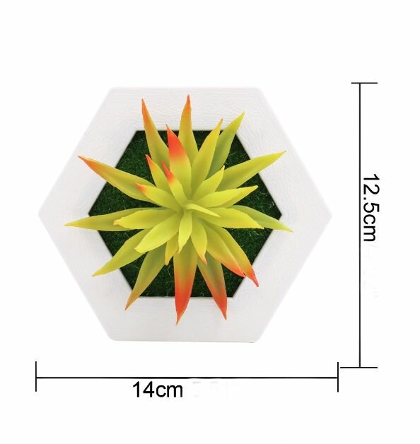 Панно на стену, декор для дома, фитостена, цветы 12,5*14 сота