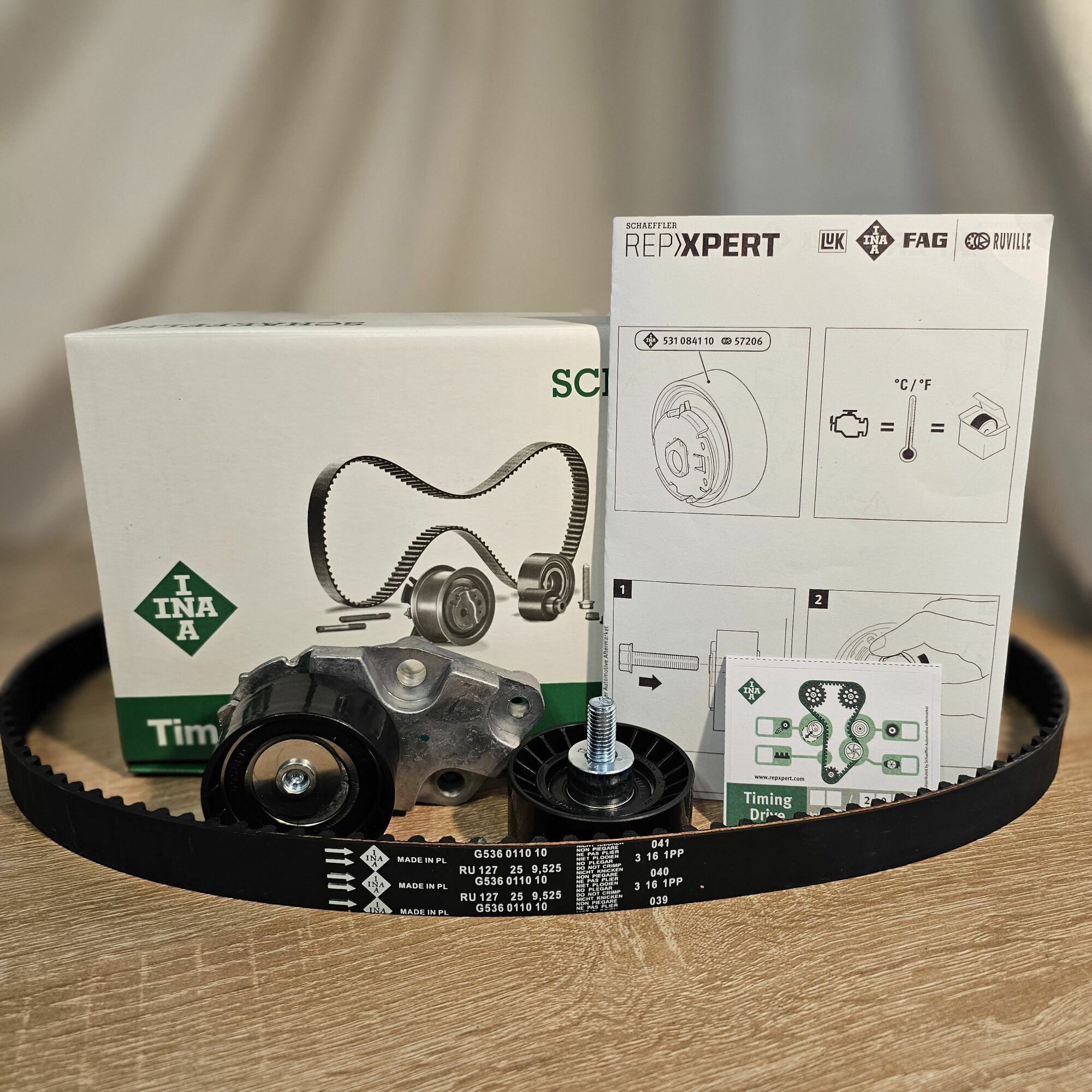 Комплект ГРМ INA для а/м AVEO 1.4 LACETTI CRUZE 1.6 NEXIA DOHC LANOS 1.5-1.6 DOHC арт. 530033210