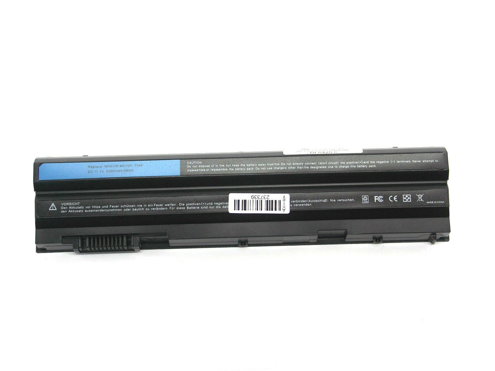 Акб для Dell Latitude E5420, E5430, E5520, E5530, E6420, E6520, E6530, Inspirion 5520,5720,7520,7720, Vostro 3360 5200mAh, 11.1V, BAT-DE-11