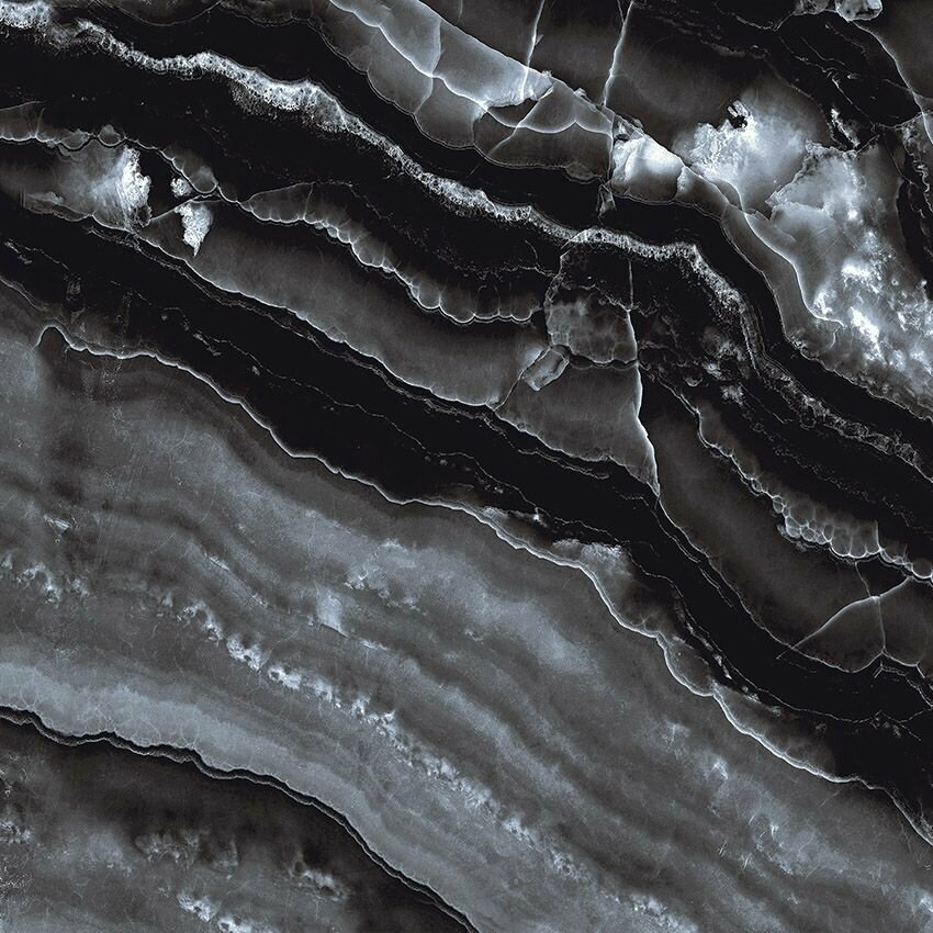 PRIMAVERA Керамогранит Black Modulo high glossy полир, 60x60 9 мм, арт. GR108 (цена за 1.44 м2)