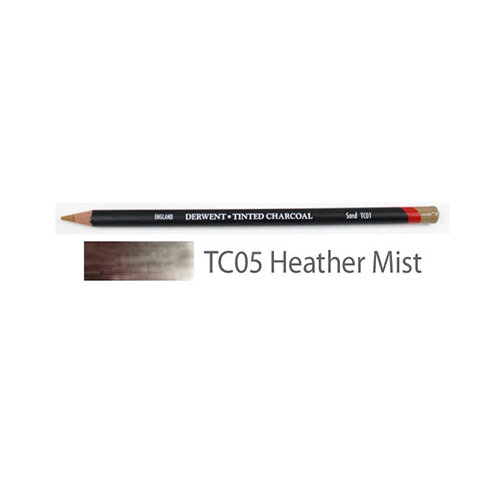 Derwent Карандаш угольный Tinted Charcoal TC05 Вереск туманный 2301669-PS16 для рисунка
