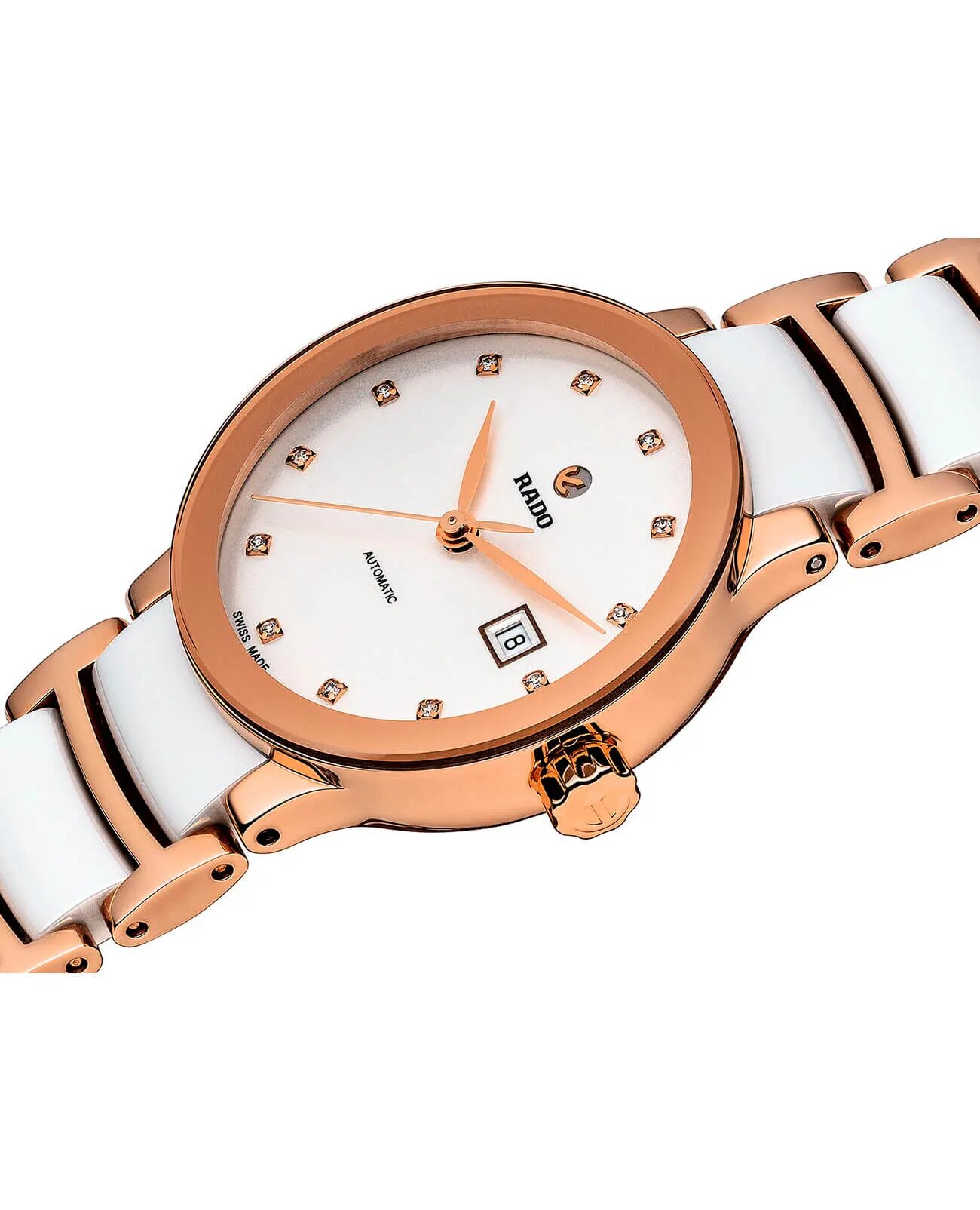 Наручные часы RADO, белый/розовое золото — фото 1