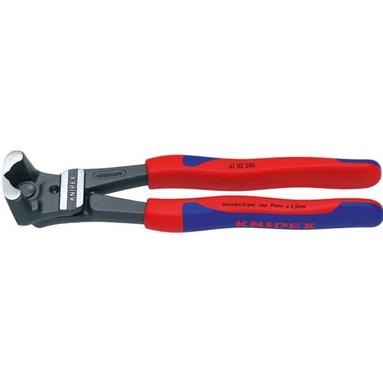 Болторез Knipex 6102200, торцевый, черненый, черного цвета, 200 mm