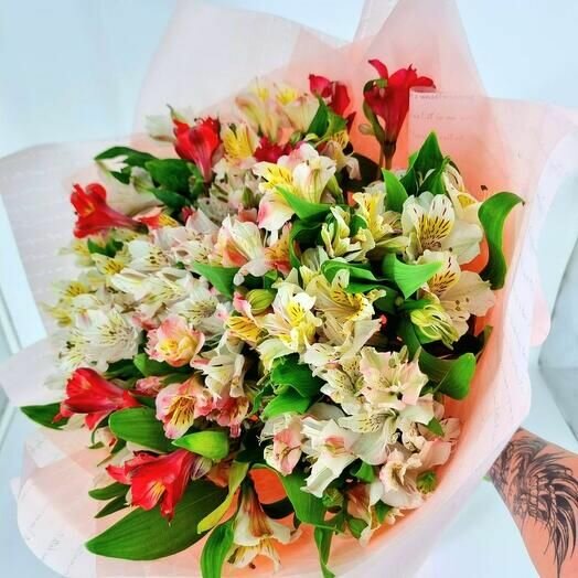 Букет альстромерии, 25 шт.