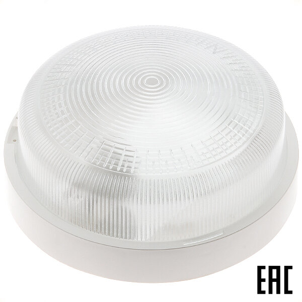 Светильник настенно-потолочный МПО Металлпластизделие 100Вт Е27 белый IP44 НББ 02-100-178 (4 шт. в наборе)