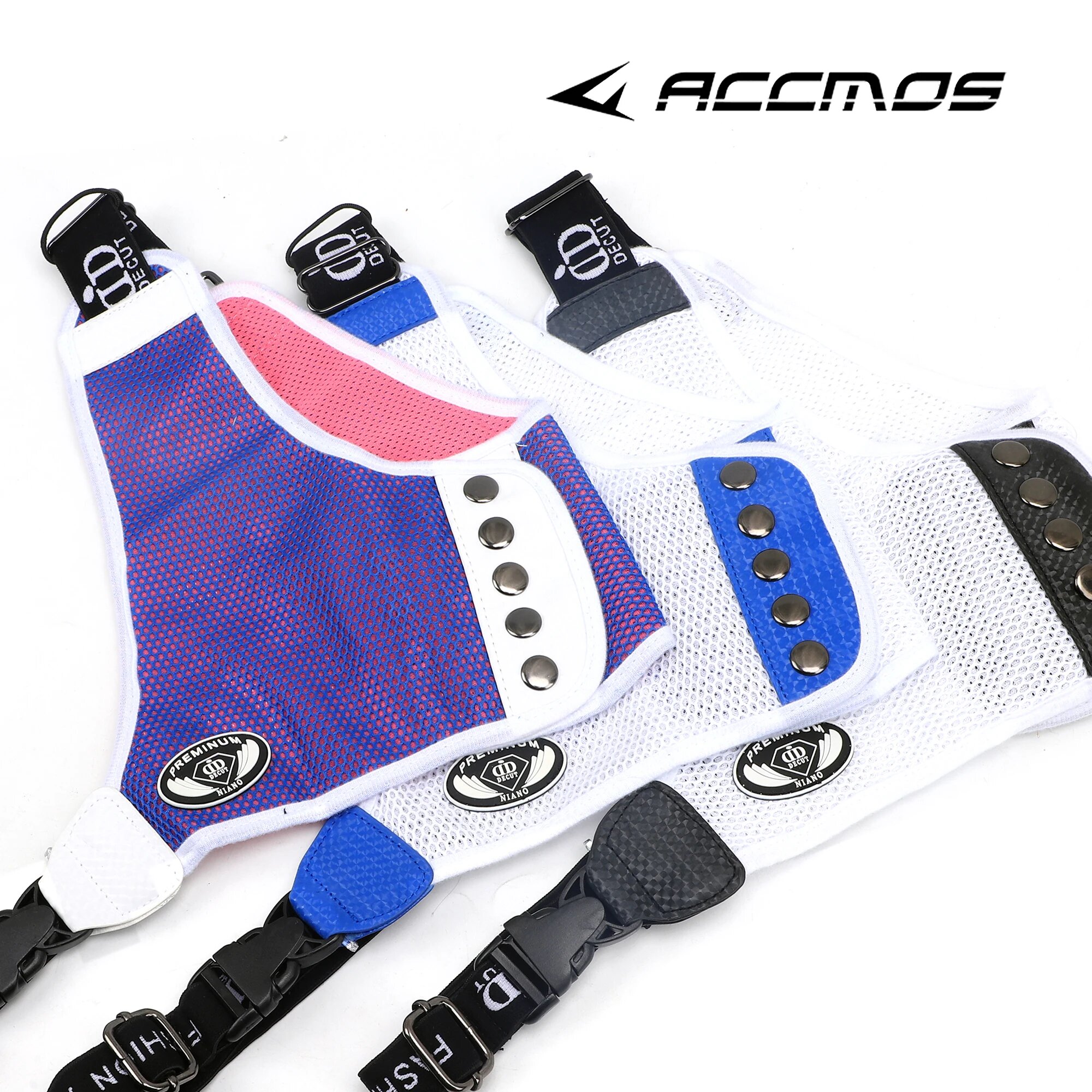 Защитная нагрудная накладка Decut NIANO для стрельбы из лука Right hand, Pink Blue XL L