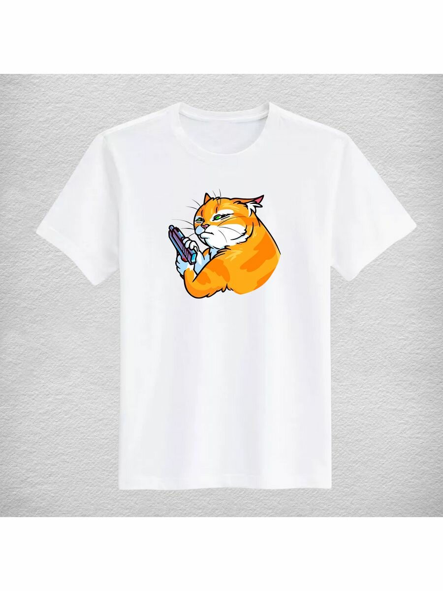 Футболка кот бандит