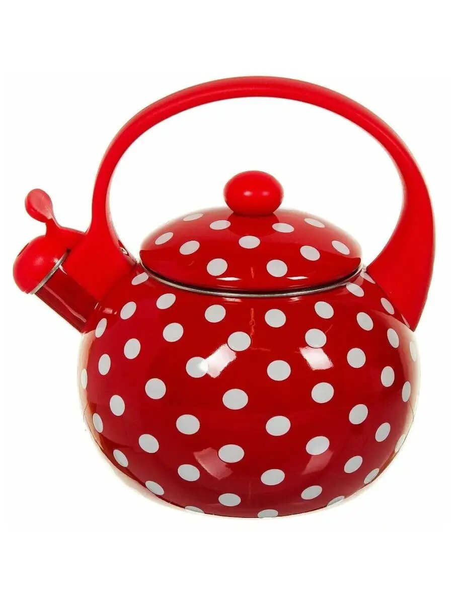 Чайник эмалированный 2.2л. Горох 1905