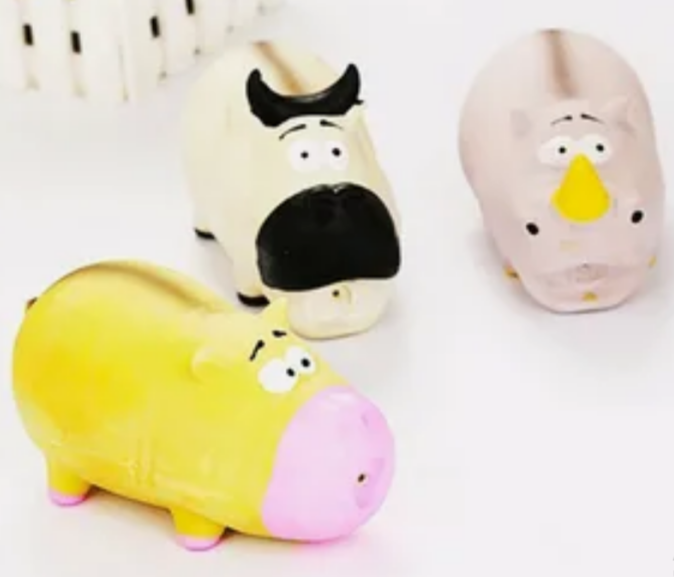 WOOFART латексная игрушка коровка