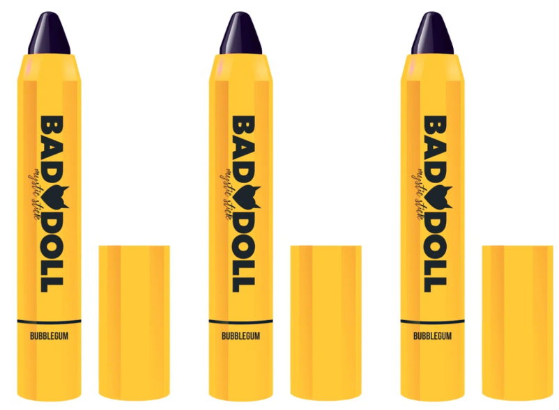 Бальзам-тинт для губ Belor Design Баблгам Bad Doll, 3 шт
