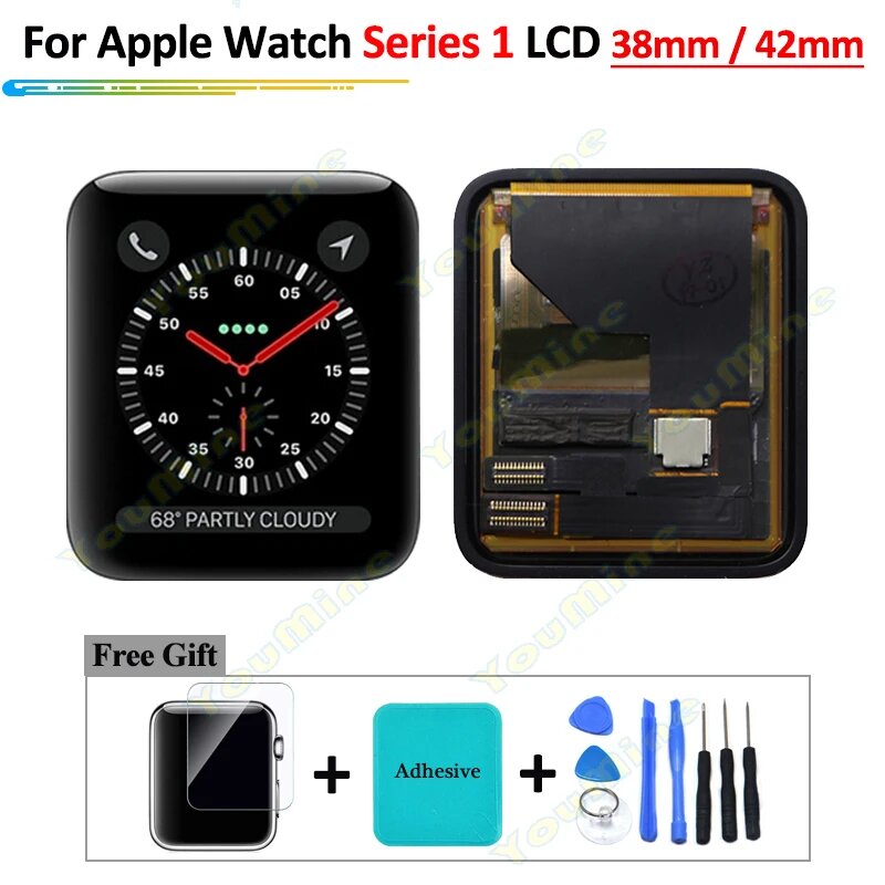 Для Apple Watch Series 1 ЖК-дисплей сенсорный экран дигитайзер 38 мм/42 мм 38mm sapphire ver 1