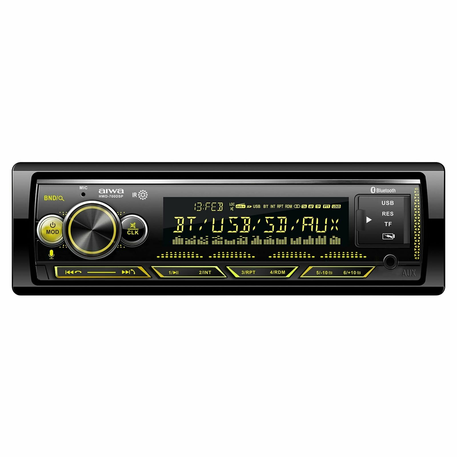 Процессорная автомагнитола AIWA HWD-700DSP, USB, FM, Bluetooth