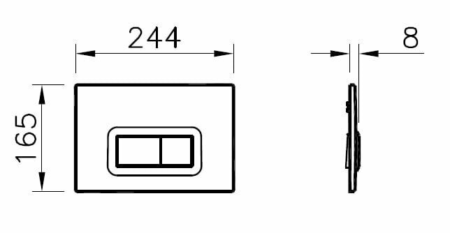 Комплект унитаза с инсталляцией Vitra Arkitekt 9005B003-7211