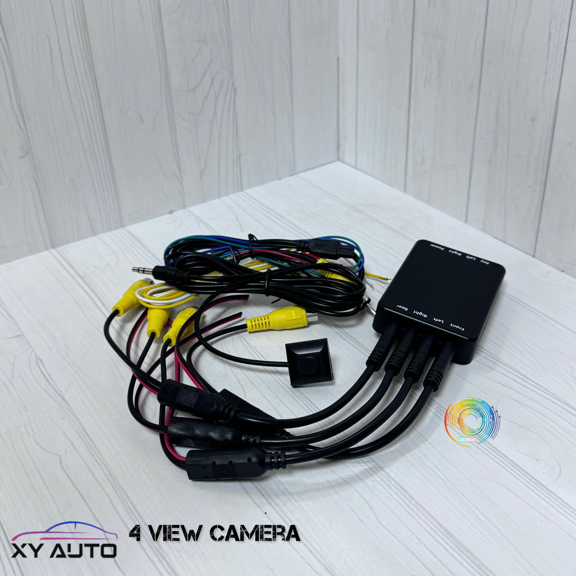 Комплект для переключения видео-сигнала с камер заднего/переднего вида SPD-2340 с кнопкой (до 4х камер)