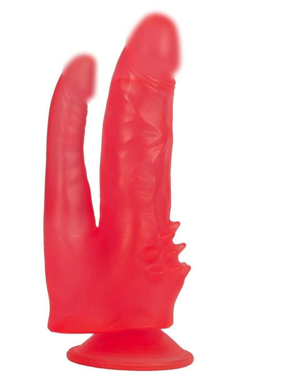 Фаллоимитатор на присоске, розового цвета, реалистичный 16,5см.