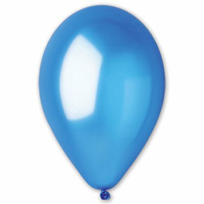 Шар латексный ненадутый И 10"/36 Металлик Blue 25 см (100 в уп)
