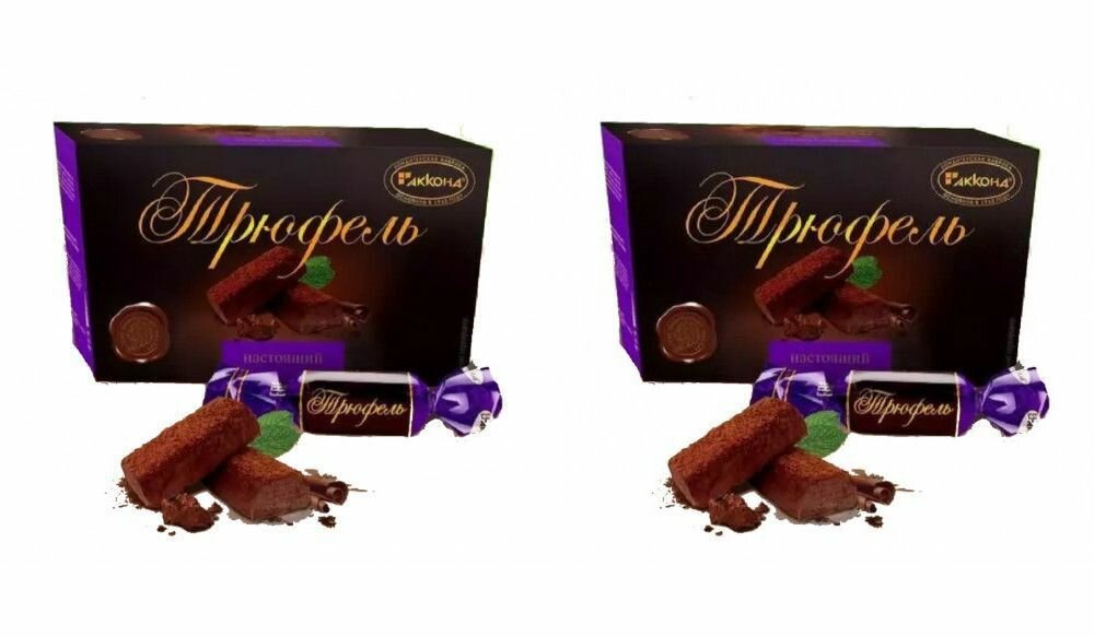 Акконд Набор шоколадных конфет Трюфель, 200 г