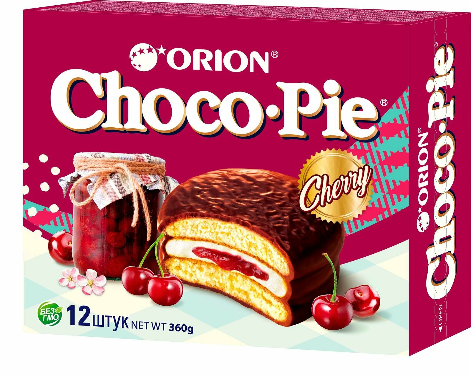 Печенье ORION Choco Pie Cherry (12 х 30г)